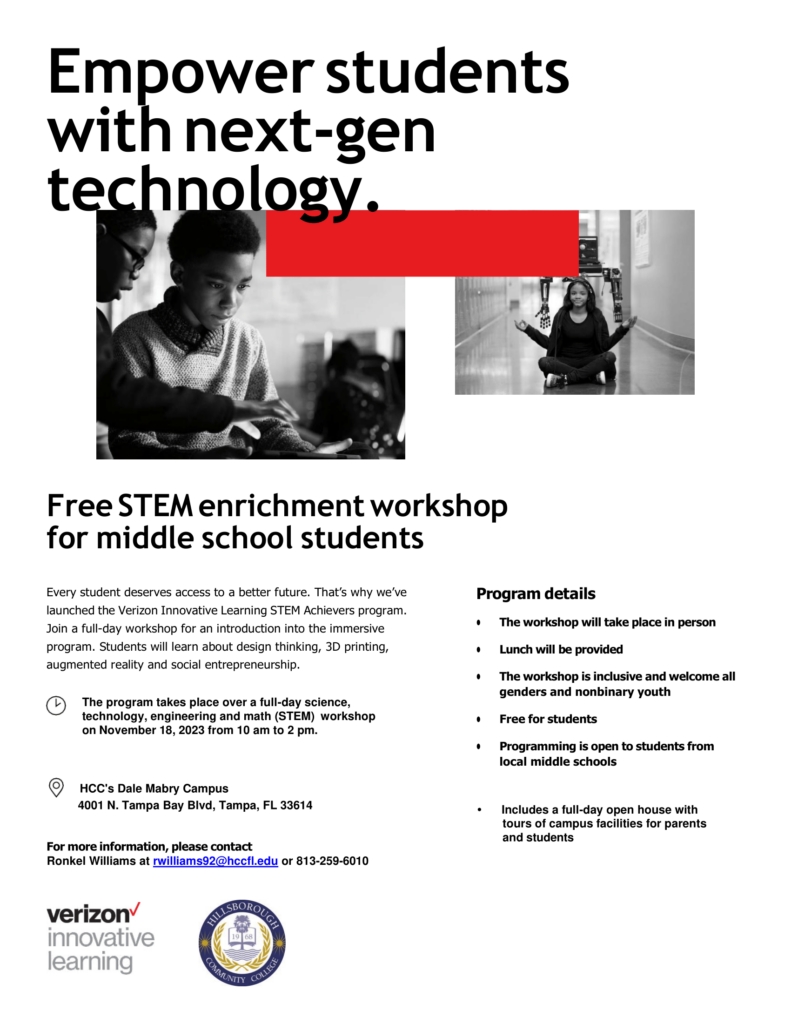 STEM Summer program, STEM Fall Festival - Tampa Training